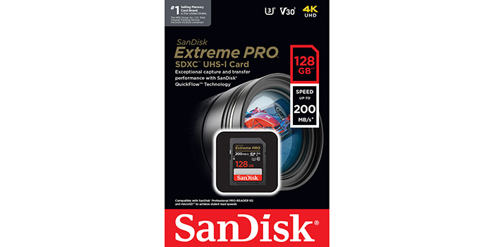Thẻ nhớ SDXC SanDisk Extreme Pro UHS-I 128GB 200MB/s I Trung tâm mua sắm zShop